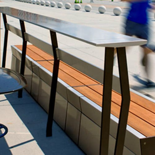 Jessie Rails - Landscape Forms - CADdetails