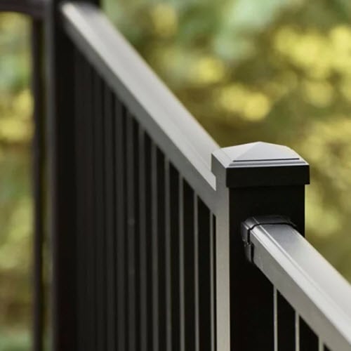 Minimalist Metal Railing - Impression Rail™ - CADdetails