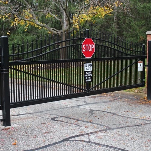 Newcastle Cantilever Gates - Catalyst™ Fence Solutions - CADdetails
