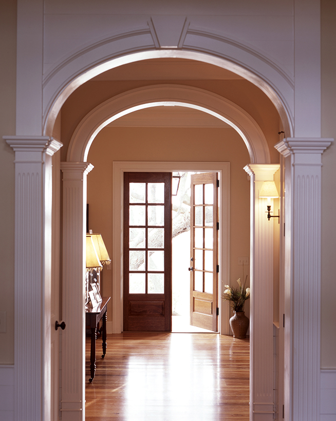 Flex Trim Interior Doorway Arc and Elliptical Moulding - CADdetails