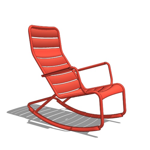 Luxembourg Rocking Chair - HOLDRITE - CADdetails