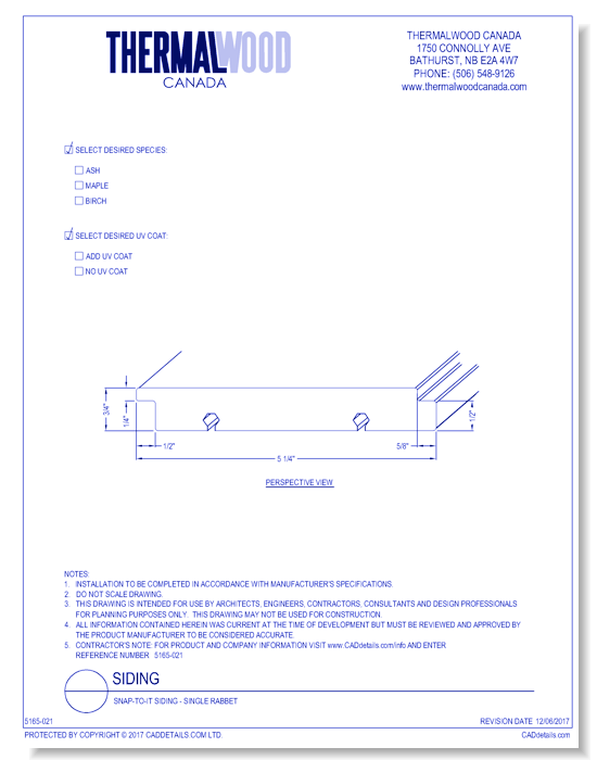 Snap-to-it Siding - Single Rabbet - Excel Dryer Inc. - CADdetails