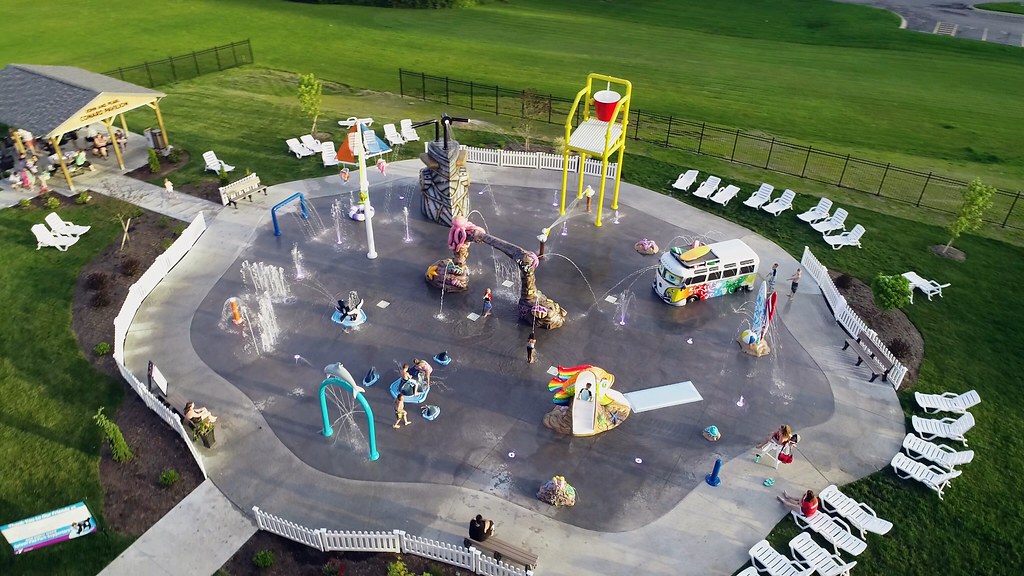 Mansfield YMCA Spray Park - CADdetails