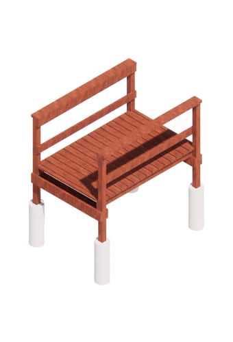 Free Revit BIM Models | Pedestrian Bridge | Ommiclass