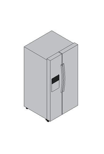 Residential Refrigerators | CADdetails