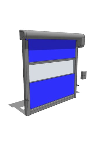 Free Revit BIM Models | Cold Storage Doors | Ommiclass