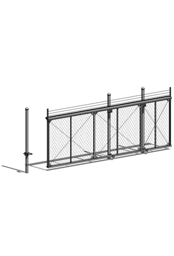 Free Revit BIM Models | Cantilever Sliding Gates | Ommiclass