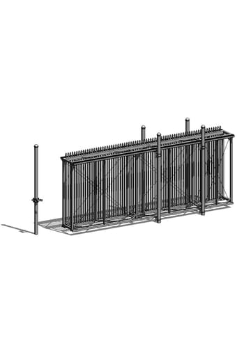 Free Revit BIM Models | Cantilever Sliding Gates | Ommiclass
