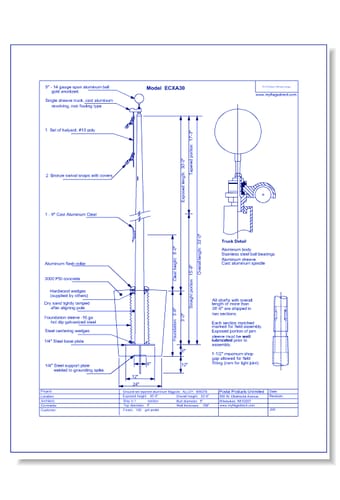 Flagpole Detail Drawing Blank Flag And Flagpole Vector Clipart Set