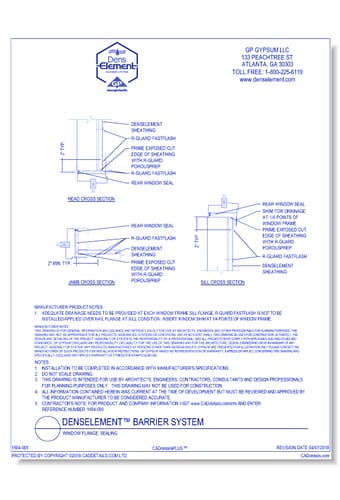 Gypsum Sheathing | CADdetails
