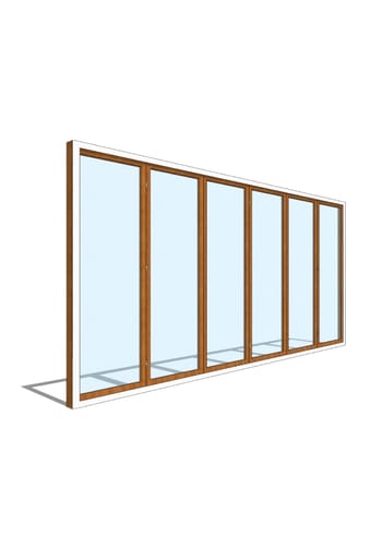 Free Revit BIM Models | Folding Glass Wall Systems | Ommiclass