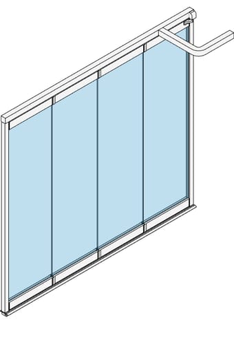 Free Revit BIM Models | Folding Glass Wall Systems | Ommiclass