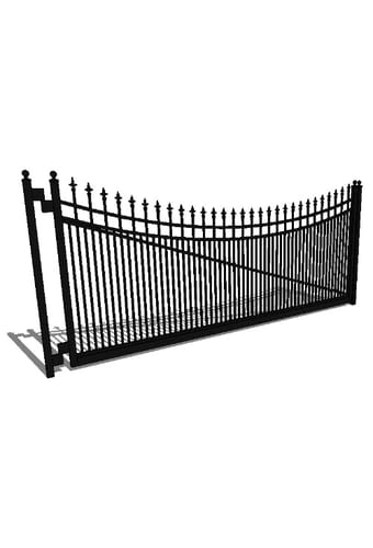 Free Revit BIM Models | Sliding Gates | Ommiclass