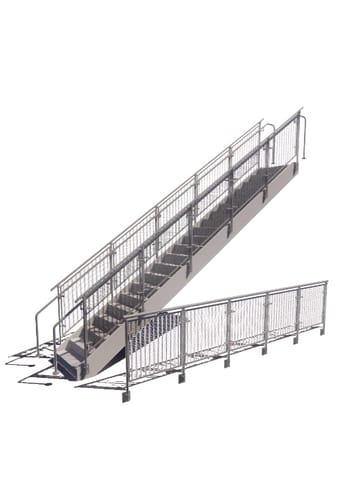 Free Revit BIM Models | Decorative Metal Railings | Master Format