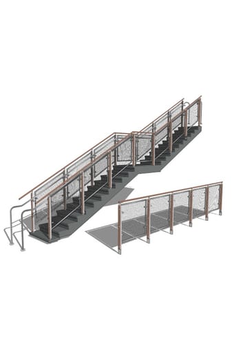 Free Revit BIM Models | Decorative Metal Railings | Master Format