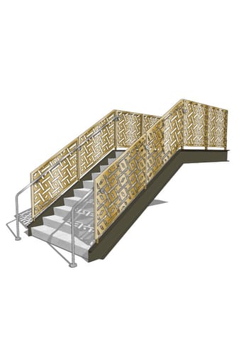Free Revit BIM Models | Decorative Metal Railings | Master Format