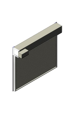 Free Revit BIM Models | Roller Shutter Overhead Metal Doors | Ommiclass