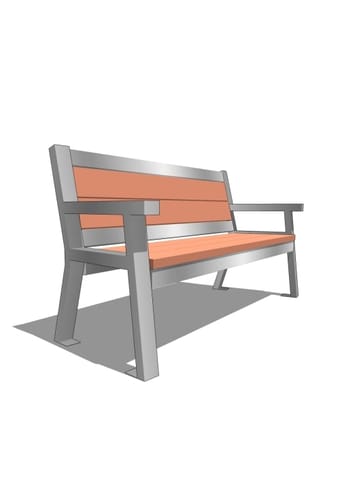Free Revit BIM Models | Exterior Benches | Ommiclass