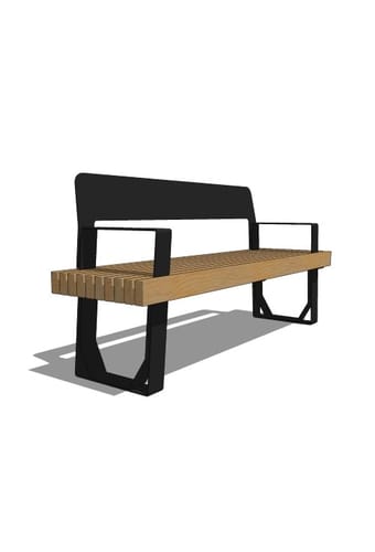 Free Revit BIM Models | Exterior Benches | Ommiclass