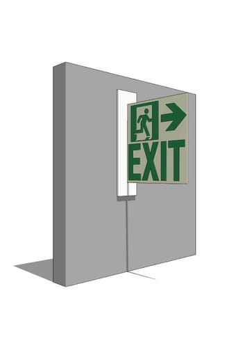 Exit Signs | CADdetails
