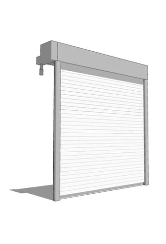 Free SketchUp 3D Models for Your Projects | Roller Shutter Overhead ...