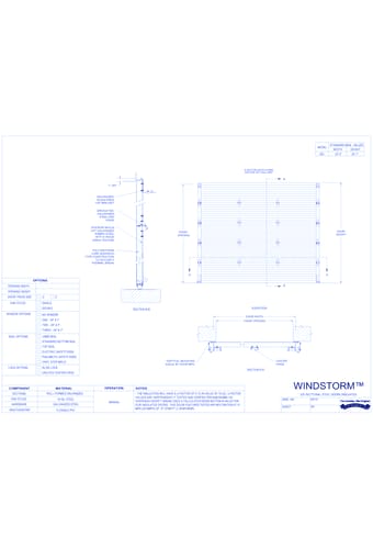 Commercial WindStorm™ Doors - Overhead Door™ Brand - CADdetails