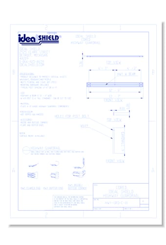 Guardrail Systems - Ideal Shield - CADdetails