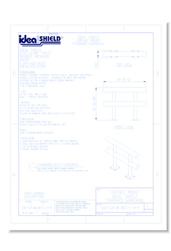 Guardrail Systems - Ideal Shield - CADdetails
