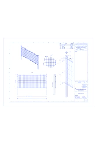 access control gate dwg