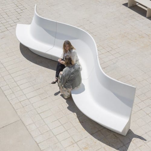 Gather Bench - Landscape Forms - CADdetails