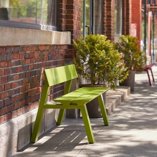 Glide Bench - Landscape Forms - CADdetails