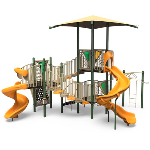500-2111 Sylvan Slides - Playworld - CADdetails