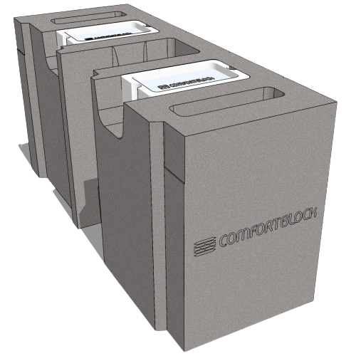 CB-16 Half End - Comfort Block - CADdetails