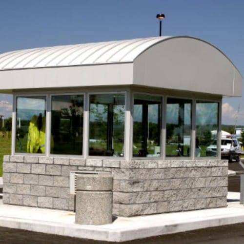 Guard Booth / Guard Shack / Access Control Point Building - CADdetails