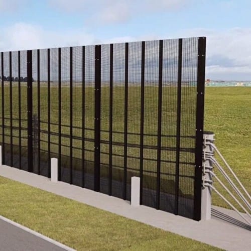 Rampart 30 HVM Security Fence - CADdetails