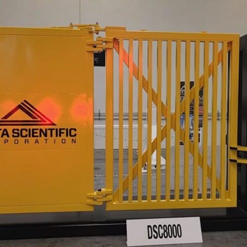 DCS8000 Bi-Fold Speed Gate - Delta Scientific - CADdetails