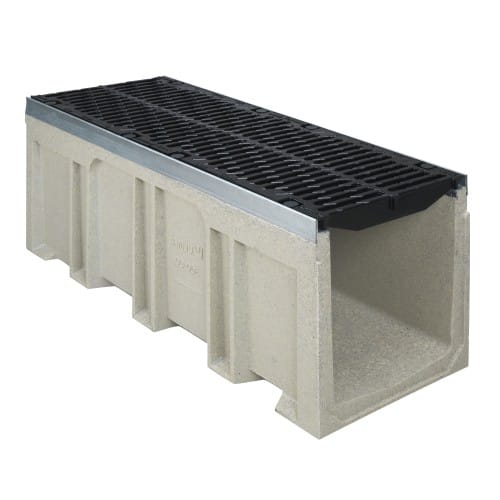 Civil F300K Polymer Concrete Linear Drainage Channel - CADdetails